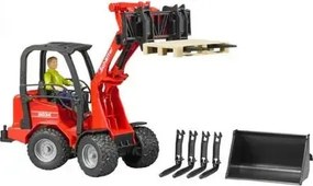 Bruder 02191 Nakladač Schäffer Hoflader 2034 s figurkou / 1:16 / od 4