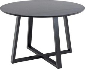 XXXLutz JÍDELNÍ STŮL, dub, černá, 120/120/75 cm P & B - Jídelní stoly - 001749092103