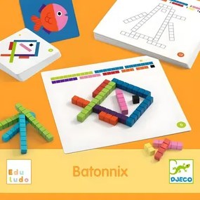 DJECO Vzdělávací hra Batonnix / Odhad délek a počítání / Papír a karto