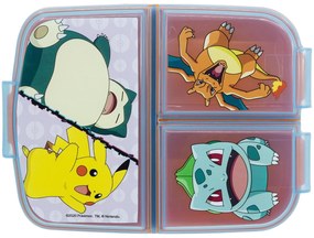 Multibox na svačinu Pokémon se 3 přihrádkami