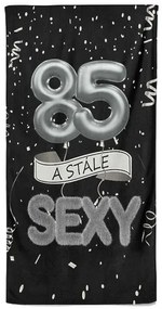 Osuška Stále sexy – černá (věk: 85)