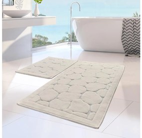 Asir SADA 2x Koupelnová předložka LINO 60/100 cm béžová 359CHL1553