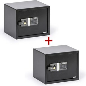 Nábytkový sejf s elektronickým zámkem 1+1 ZDARMA, 300 x 380 x 300 mm