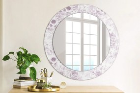 Kulaté dekorativní zrcadlo Lebky fi 60 cm