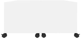 vidaXL Marketos Konferenční stolek bílý 75 x 75 x 38 cm dřevotříska