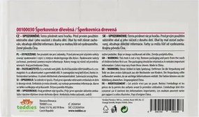TEDDIES Šperkovnice Princess 2 zásuvky / Šperkovnice / Dřevěná / 18x12