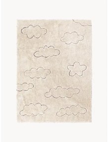 Ručně tkaný dětský koberec se strukturovaným povrchem Clouds, pratelný