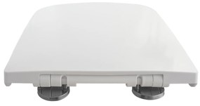 Gamma Viana, toaletní WC deska s pomalým zavíráním, duroplast, EasyClean, bílá lesklá, GMA-D6