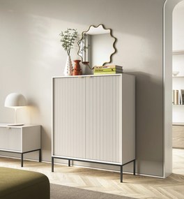 PCo Komoda NEMO K104, 104 cm Kašmír Dekor nohou: Černé