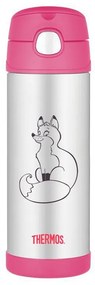 Thermos Dětská termoska s brčkem 470 ml Liška