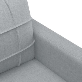 3dílná sedací souprava s poduškami světle šedá textil 3201242