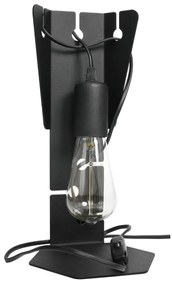 Stolní lampa Arby, černé tělo svítidla