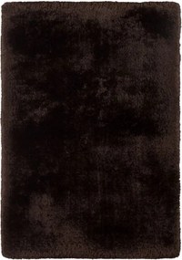 Kusový koberec jednobarevný Shaggy Plush Čokoládový tmavě hnědý Rozměr: 200x300 cm