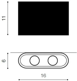 Designové nástěnné svítidlo Vega černé/zlaté