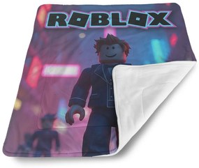Sablio Deka pro miminko ROBLOX Neonové město - 90x120 cm