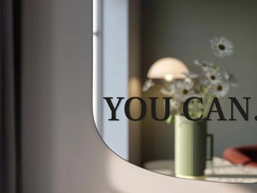 Samolepka na zrcadlo S33 – YOU CAN.