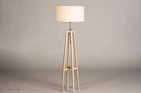 Stojací designová lampa Paola Bianco Maison and Natur Wood