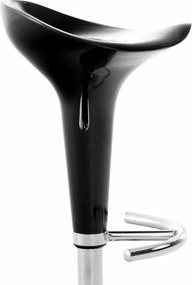 Sada 2 barových židlí Saddle – černá