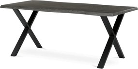 Jídelní stůl HT-F4318 GREY, mdf, šedý dub (180 x 90) cm Šedá