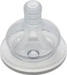 NIP Dudlík kulatý široký silikon-S 2ks / od 0 měsíců