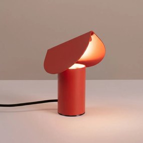 Červená hliníková LED stolní lampa (výška 15 cm) BISCUIT – Thoro