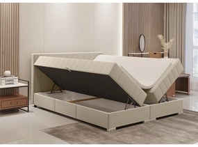 Postel dvoulůžko BOXSPRING EDIT + topper v ceně | 180x200 | 16 šedé