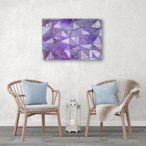 Gario Obraz na plátně Fialové geometrické tvary - Andrea Haase Rozměry: 60 x 40 cm