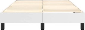 Rám postele s boxspringem bílý 120 x 200 cm umělá kůže 3120689