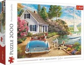 TREFL Puzzle Prázdninový ráj / 2000 dílků / 96 x 68 cm / věk 12+