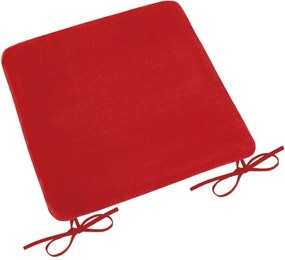 Bellatex Sedák hladký Korall micro Červená 40x40 cm