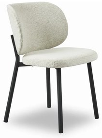 Designová jídelní židle Salgado bílá