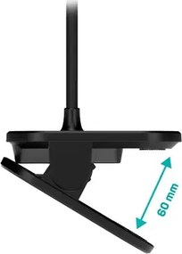 CONNECT IT CLIP 2 černá / Stolní LED lampička s klipem / 4W / 180 lm /