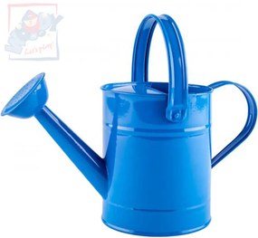 WOODY Konev dětská kropící modrá 29cm plechová 1,5 l s kropítkem 91472