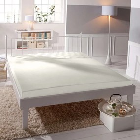 Kvalitex Jersey prostěradlo - lycra DeLuxe - bílé - BedStyle - 180 x 200 cm