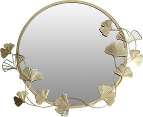 Kulaté nástěnné zrcadlo s ozdobným rámem SOL, Ø 50 cm