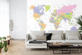 Fototapeta Mapa Světa Hladký vinyl 90x60