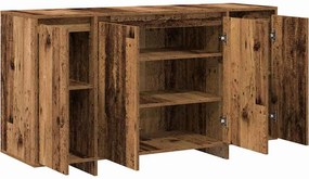 Servírovací skříň Staré dřevo 135 x 41 x 75 cm Kompozitní dřevo 3333893