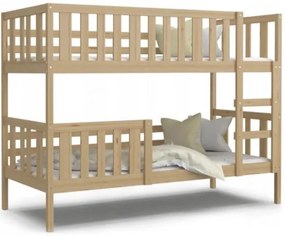 Dětská patrová postel NEMO 80x190 cm BOROVICE