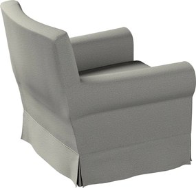 Potah na křeslo IKEA Ektorp Jennylund barva šedá látka pletený vzor