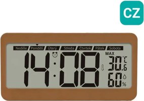 JVD Digitální budík do sítě s LED podsvícením a češtinou JVD SB811.1