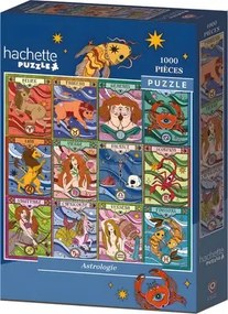 HACHETTE Čtvercové puzzle Astrologie / 1000 dílků / 63,5 x 63,5 cm