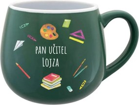 Personalizovaný keramický buclatý hrneček pro paní učitelku/pana učitele (pomůcky)