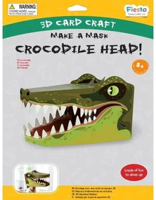 Fiesta Crafts Kreativní sada 3D maska Krokodýl