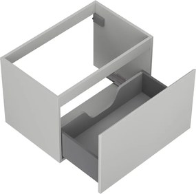 Mexen Orio, koupelnová skříňka 70 cm, 1 zásuvka, šedá matná, 91A10-07047-1-BF62