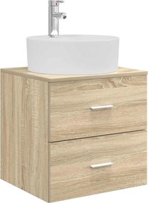 Sada koupelnového nábytku 3 ks Dub sonoma 49,5 x 44,5 x 65 cm 3405885