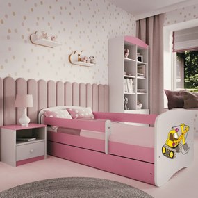 Postel Babydreams bagr růžová