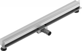 Mexen Flat nerezový sprchový žlab na zeď 100 cm vzor WALL, 1030100
