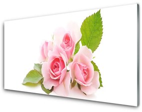 Obraz na skle Růže Květiny Příroda 120x60 cm