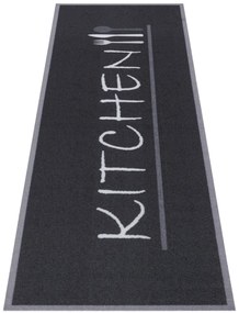 Hanse Home, Běhoun Cook & Clean 105725 Black White, 50x150, šedá, kuchyně