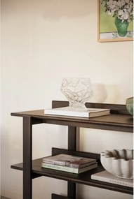 Konzolový stolek s deskou v dubovém dekoru v tmavě přírodní barvě 43x150 cm Kilian – Rowico